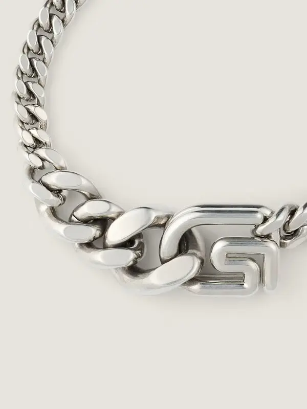 Givenchy Logo Plaque Chain Bracelet