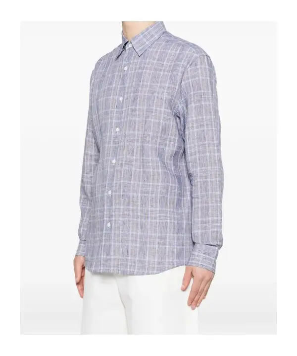 Brioni Checked Shirt - Gray