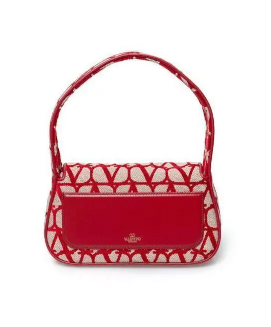 Valentino Garavani Locò Toile Iconographe Small Shoulder Bag