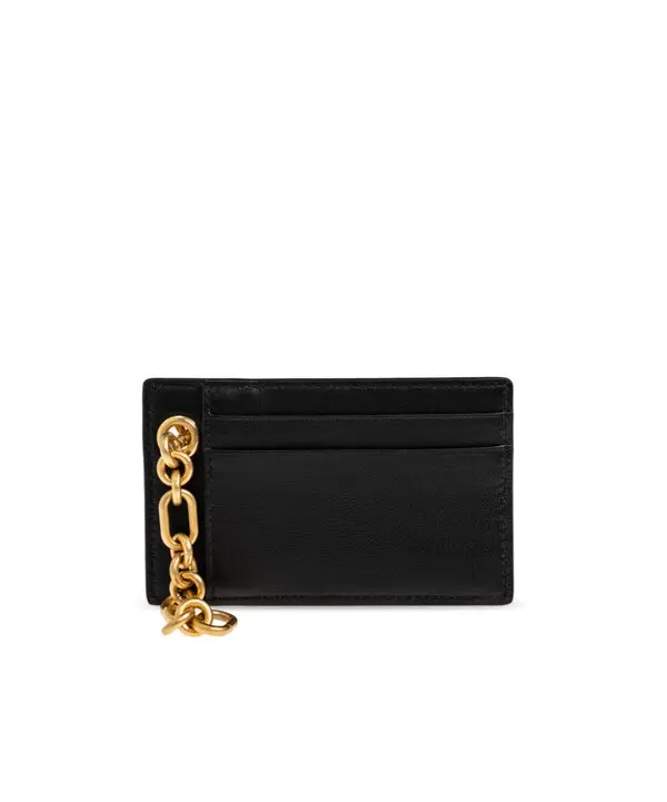 Balmain Chain Cardholder Wallet - Black