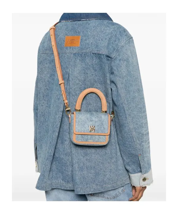 Amiri Micro Ma-plaque Denim Tote Bag