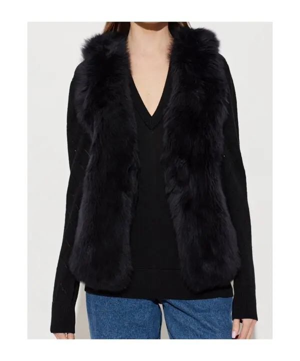 Balmain Sleeveless Fur Vest