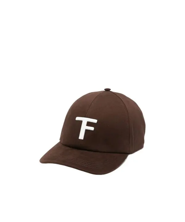 TOM FORD Embossed Logo Baseball Cap - Black