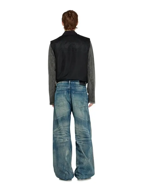 DIESEL® D-rise Wide-leg Jeans - Blue