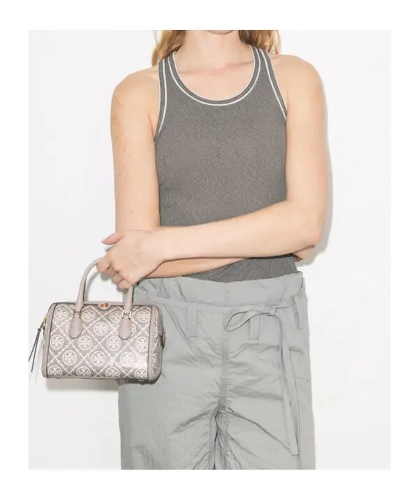Tory Burch Logo Jacquard Mini Tote Bag