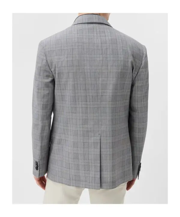 Versace Check Single-breasted Blazer
