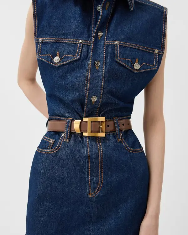 Versace Rectangular Buckle Belt