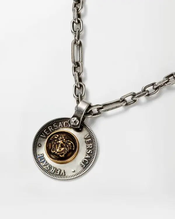 Versace Medallion Pendant Necklace
