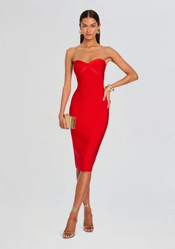 Retrofete Drussie Knit Dress - Geranium