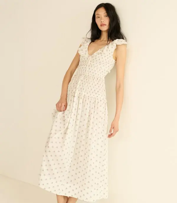 DÔEN Sorina Dress - Petit Posy Calico