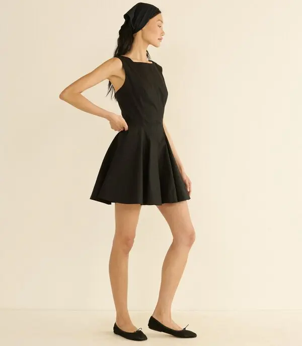 DÔEN Riviette Mini Dress - Black
