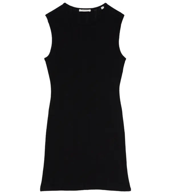 DÔEN Ema Organic Cotton Pointelle Mini Dress