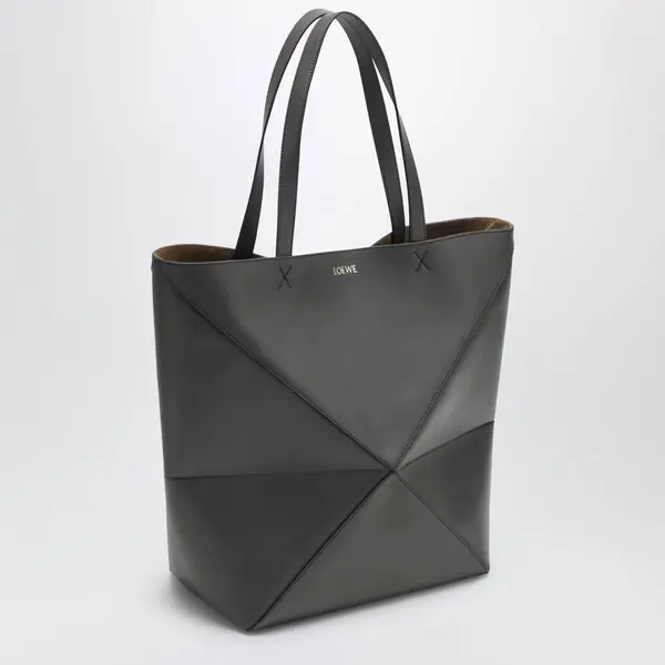 Loewe Dark Puzzle Fold Tote Xl Bag - Grey