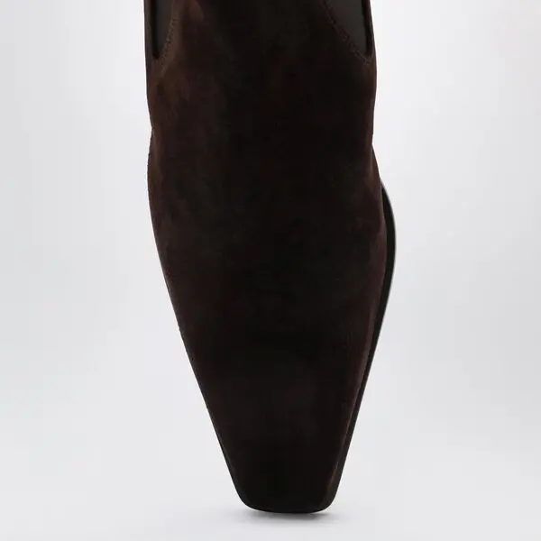 Paris Texas Bettina Suede Boots - Brown