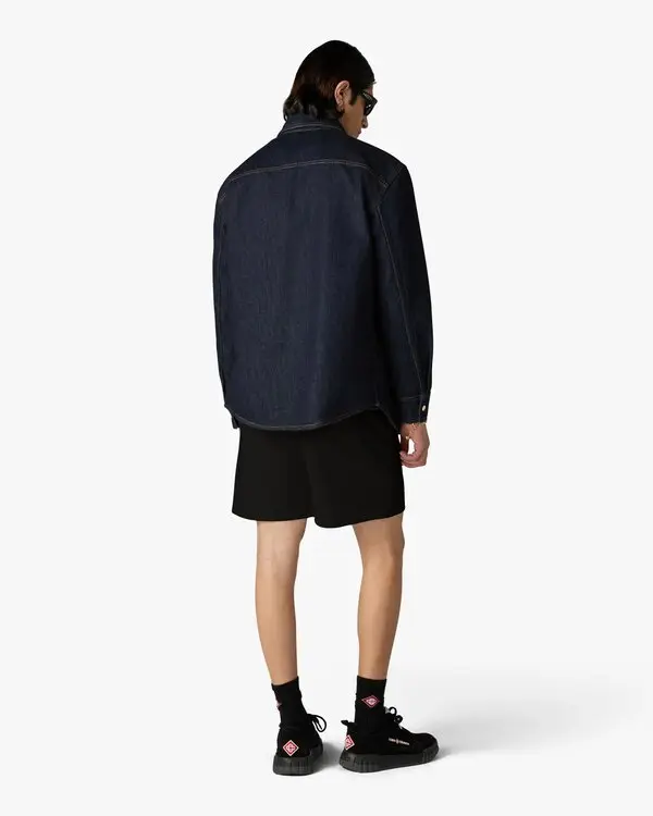 Casablanca Black & Mint L'arche Sweatshorts