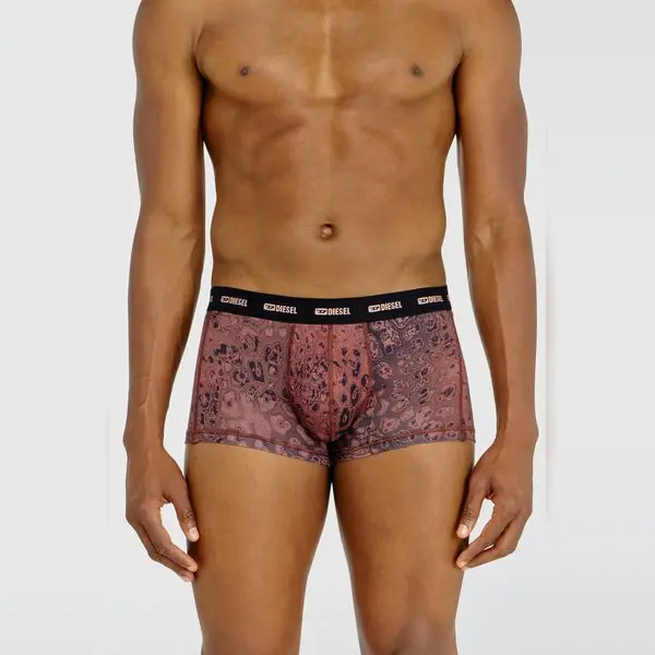 DIESEL® Three-pack Of Stretch Cotton Boxer Briefs - Violet
