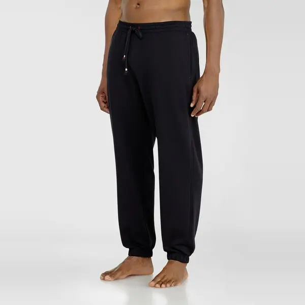DIESEL® Sweatpants In Peached Cotton Blend - Black