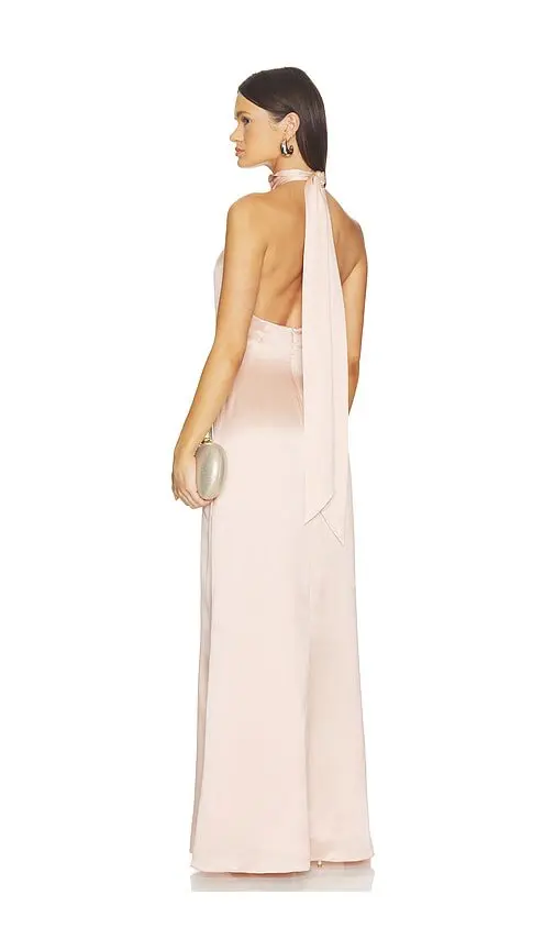 SRG Imogen Silk Maxi Dress - Rose