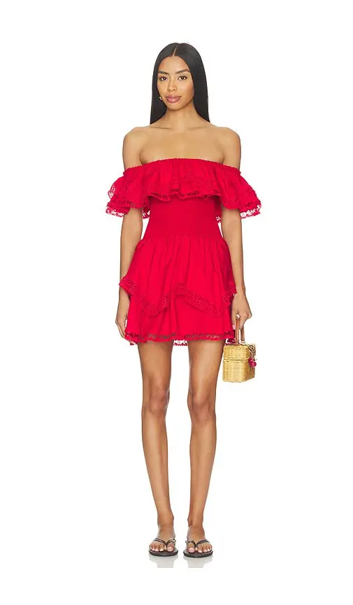 Peixoto Wyatt Mini Dress - Red