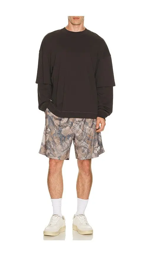 Obey Stanton Mesh Shorts With Drawstring Waistband