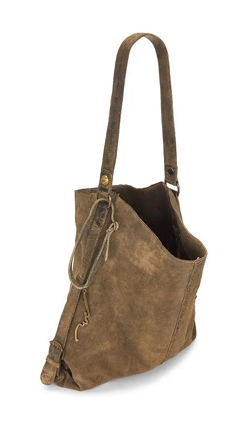 Free People Dallas Distressed Shoulder Bag