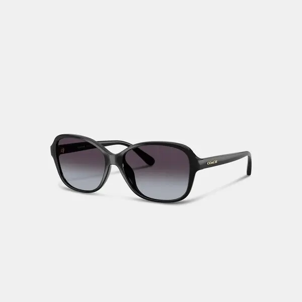 COACH OUTLET Coach Oversized Oval Sunglasses - Black