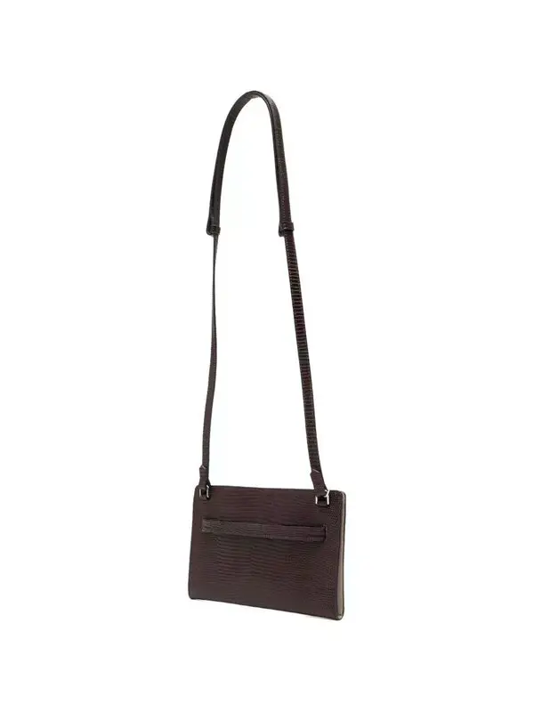 TOTEME Belted Lizard-effect Crossbody Bag