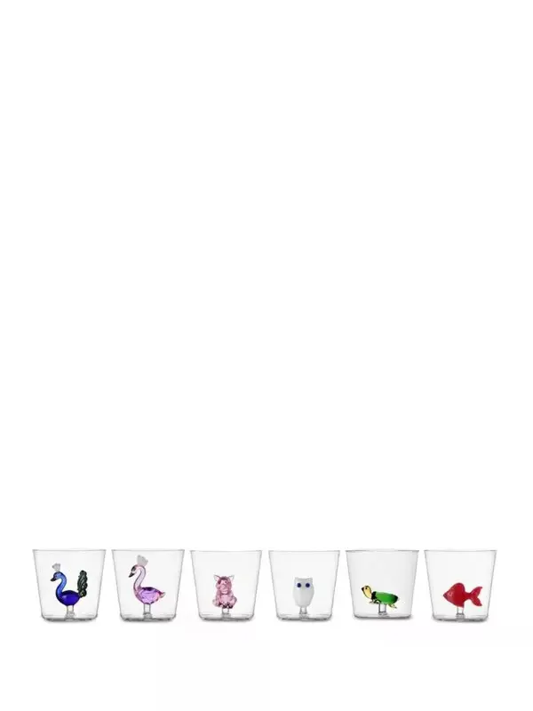 ICHENDORF MILANO Animal Farm Glass Glasses - Multicolour