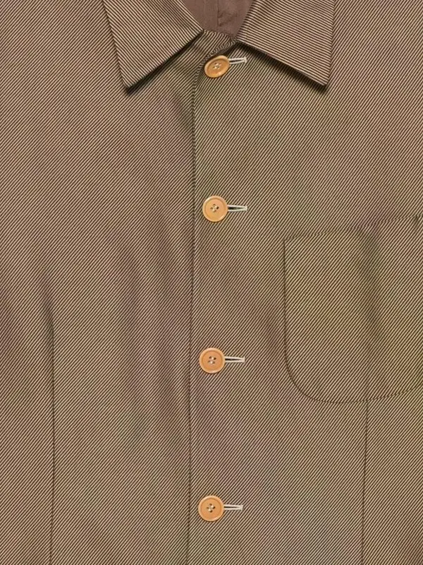 ROMEO GIGLI 1990s Diagonal-stripe Button-up Jacket