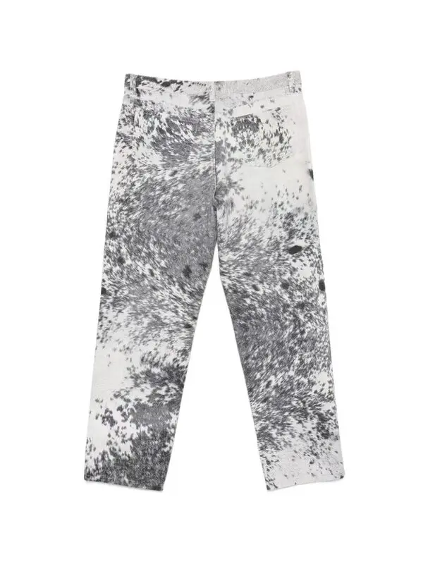 Roberto Cavalli 1990s Cow-print Trousers