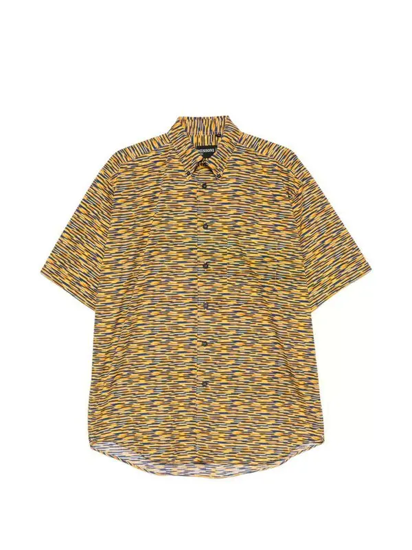 Missoni 2000s Abstract-print Short-sleeve Shirt