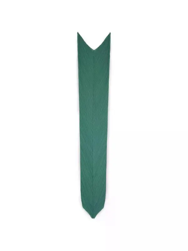 Issey Miyake Monthly March Pleated Scarf - Green
