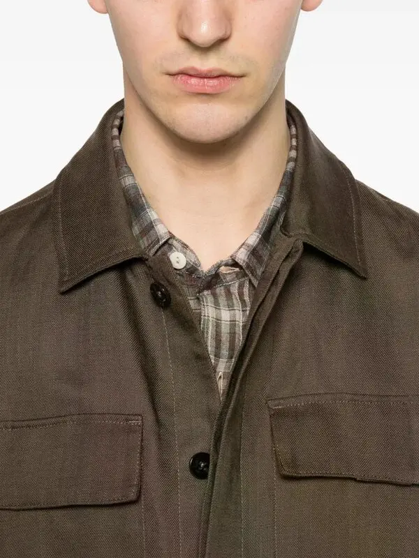 HESKIMO Linen Buttoned Jacket