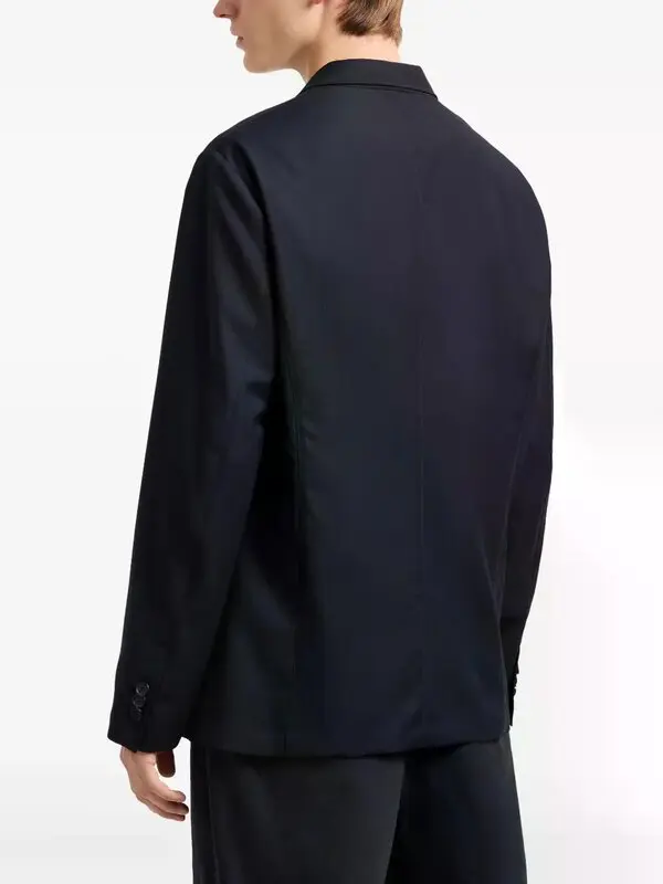Armani Exchange Single-breasted Blazer - Blue