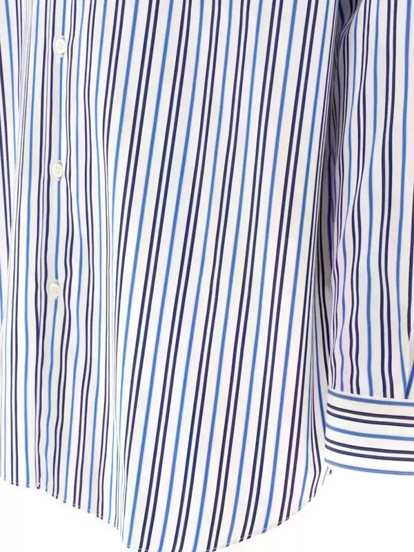 Play Comme Des Garcon Striped Cotton Shirt