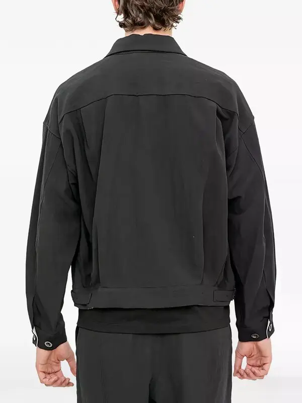 THE VIRIDI-ANNE Flap-pocket Bomber Jacket