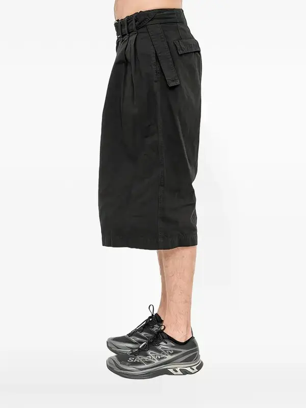 THE VIRIDI-ANNE Belted Bermuda Shorts