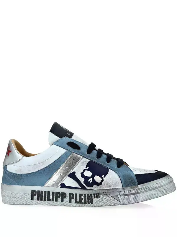 Philipp Plein Retrokickz Tm Sneakers - Blue
