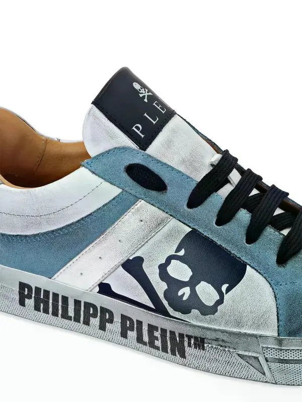 Philipp Plein Retrokickz Tm Sneakers - Blue