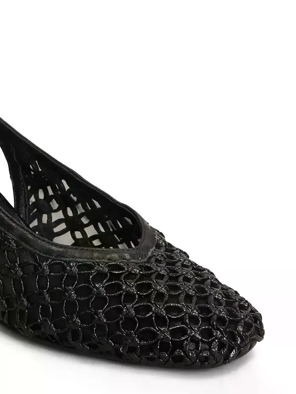 MARC ELLIS Woven Slingback Pumps