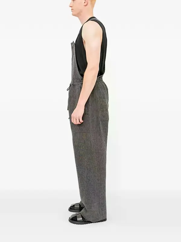 JAN JAN VAN ESSCHE Striped Wide-leg Dungarees