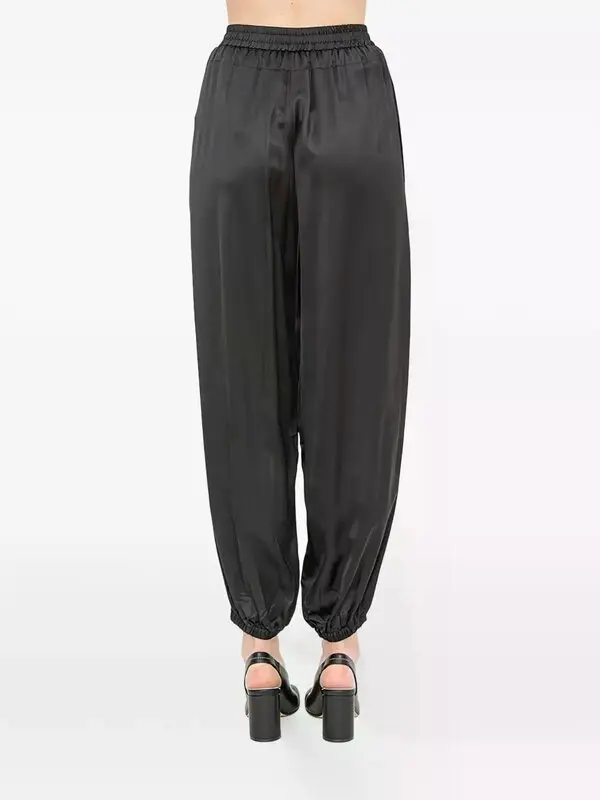 Andrea Ya'aqov Satin Drawstring Jogging Pants