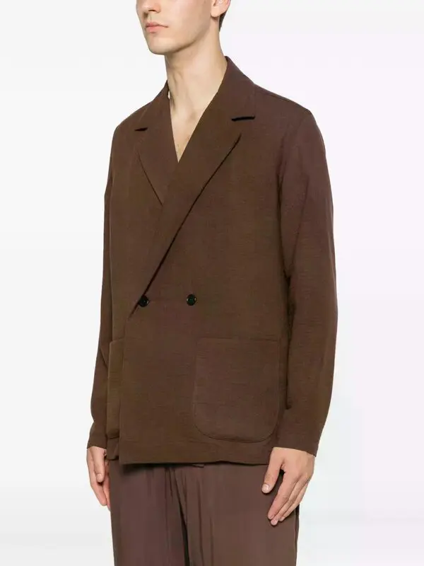 MARSEM Double-breasted Notch-lapel Blazer