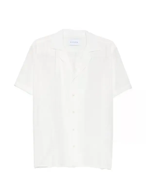 MARSEM Short-sleeve Camp-collar Shirt