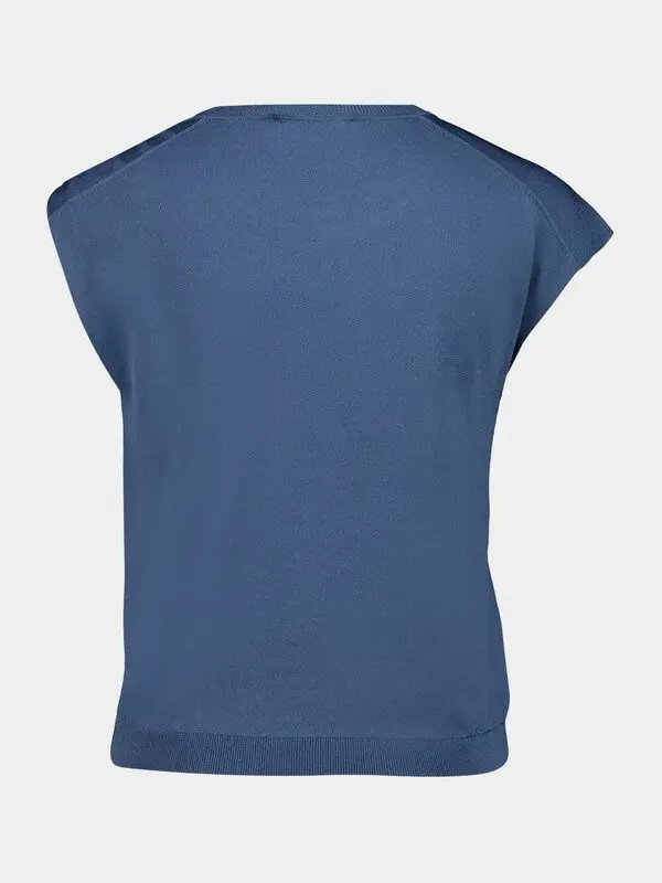 Altuzarra Rinaldi Jersey Top With Gold-tone Hardware