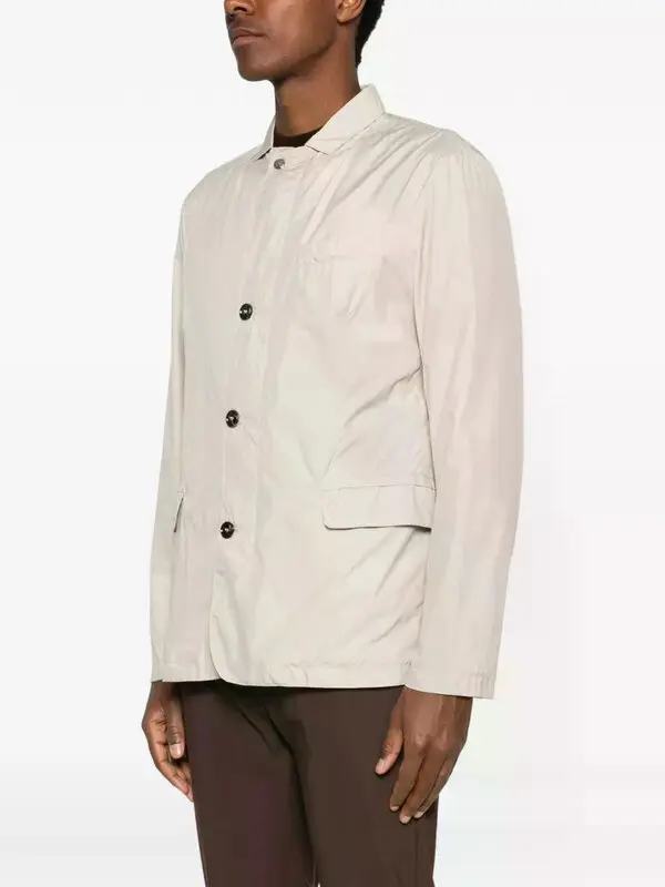 HESKIMO Buttoned Flap-pocket Jacket