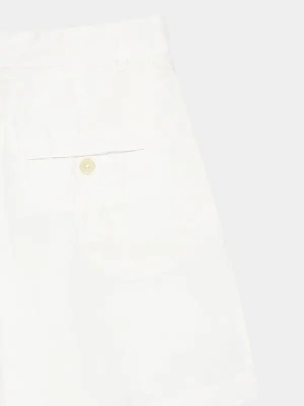 120% Lino Linen Casual Bermuda Shorts