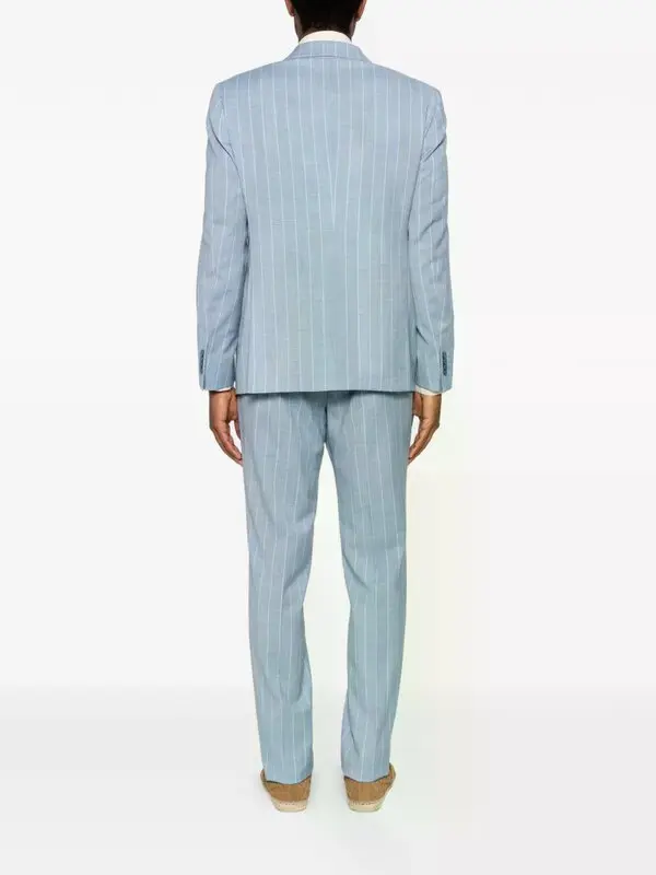 LUIGI BIANCHI Pinstripe Double-breasted Suit