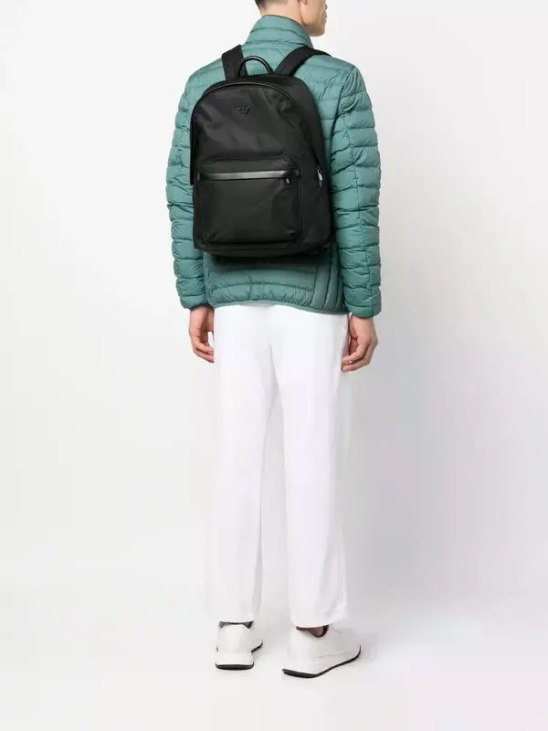 Emporio Armani Logo Plaque Backpack