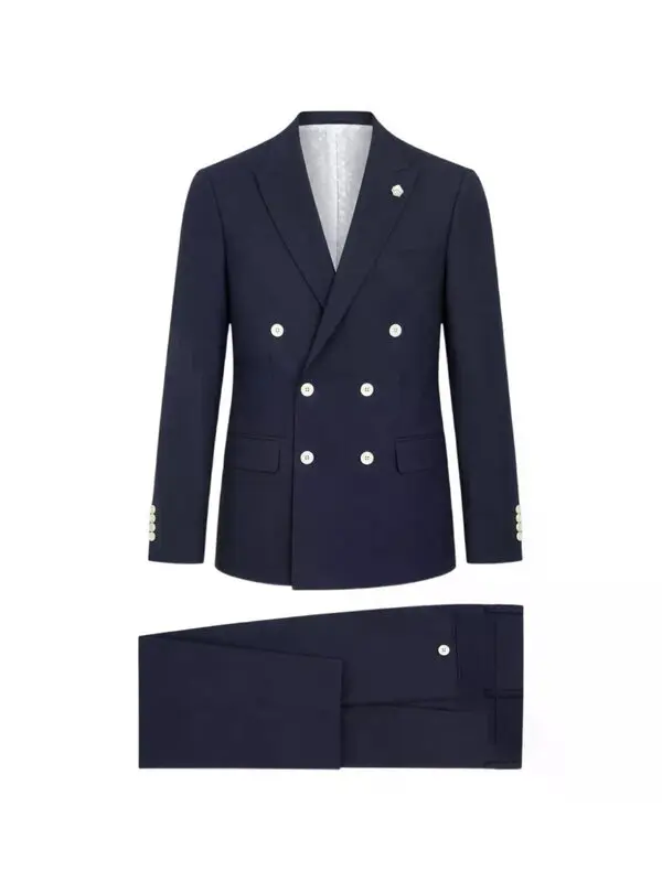 RAMON SANJURJO Double-breasted Two-piece Suit